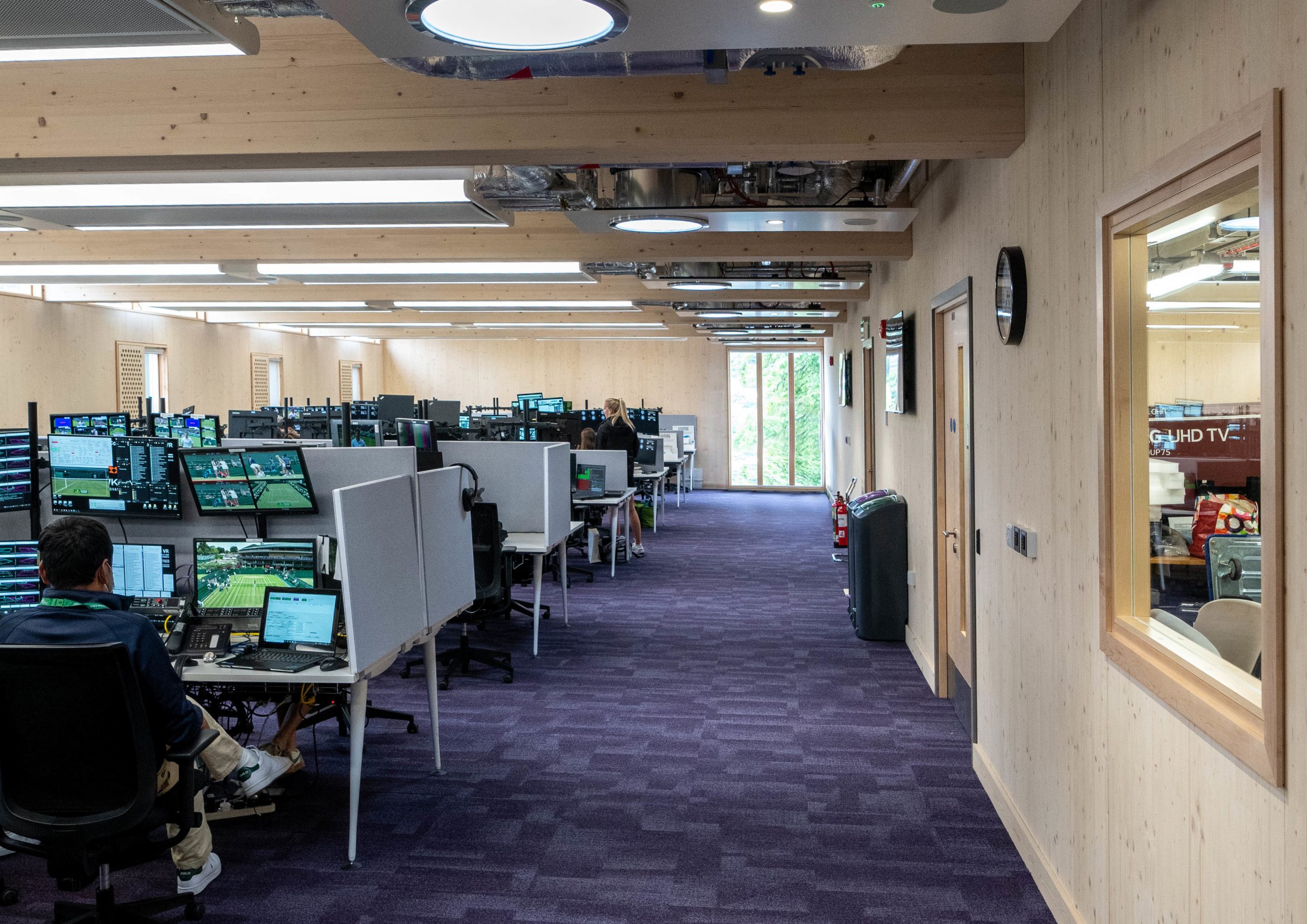 TSR, Interior view, Langstaff Day Architects, courtesy of AELTC_Ian ...